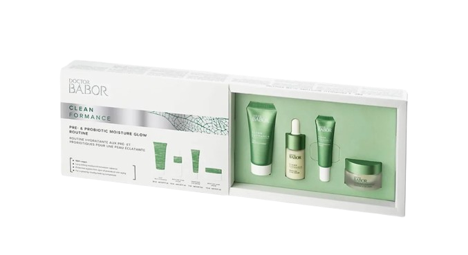 Doctor Babor Clean Formance Pre & Probiotic Moisture Glow 5 Piece Trav ...